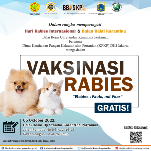 Pendaftaran Vaksinasi Rabies – Balai Besar Uji Standar Karantina Hewan ...